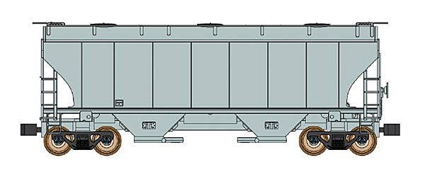 Intermount - Trinity 3281 2-Bay Covered Hopper - Kit - Undecorated - 85 ...