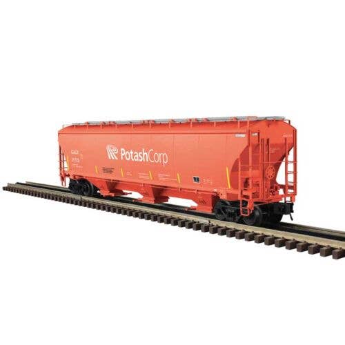 Atlas O - Trinity 5161 Cubic Foot Covered Hopper - 3-Rail - Ready to ...