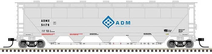 Atlas - Trinity PD5000 Covered Hopper - Ready to Run - ADM #51076 ...