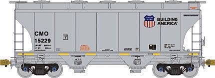 Amer Ltd - TrinityRail 3281 Cu.Ft. 2-Bay Covered Hopper - Ready to Run - Union Pacific CMO ...