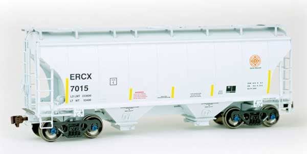 Amer Ltd - TrinityRail 3281 Cu.Ft. 2-Bay Covered Hopper - Ready to Run - Excel Railcar ERCX ...