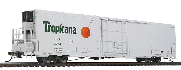 BLMA - TrinityRail(R) 64' Modern Reefer - Ready to Run - Tropicana TPIX ...
