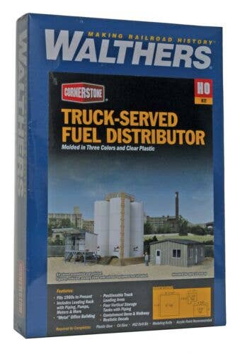 HO Scale 4038 Walthers Cornerstone Truck-Served Fuel Distributor kit HO ...