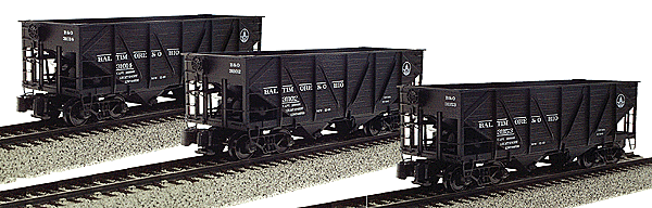 S Helper - Two-Bay Composite Hopper Set 3-Car #1 - Baltimore & Ohio ...