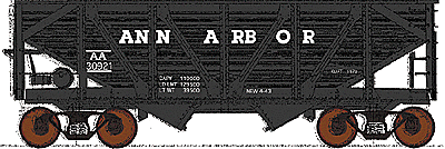 S Helper - Two-Bay Composite Hopper Single Car #4 - Ann Arbor - 641-761