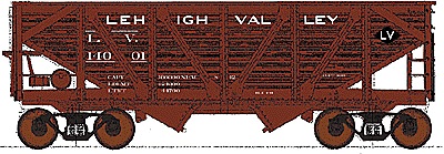 S Helper - Two-Bay Composite Hopper Single Car #4 - Lehigh Valley - 641-773