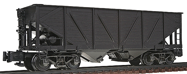 S Helper - Two-Bay Composite Hopper - Single Car - Unlettered, Black ...