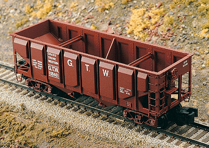 S Helper - Two-Bay Panel Side Hopper - Single Car - Grand Trunk Western ...