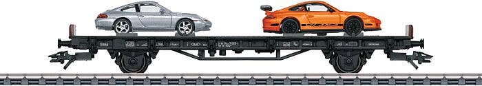 Marklin - Type Kkklp 472 Flatcar with Porsche 996 4S, 997 GT3 RS - 3 ...