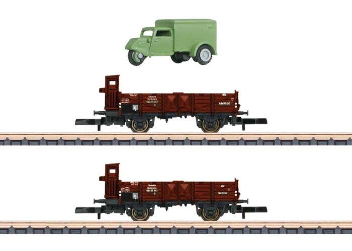 Marklin - Type O 10 Gondola 2 Pack with Tempo A400 Delivery Truck ...