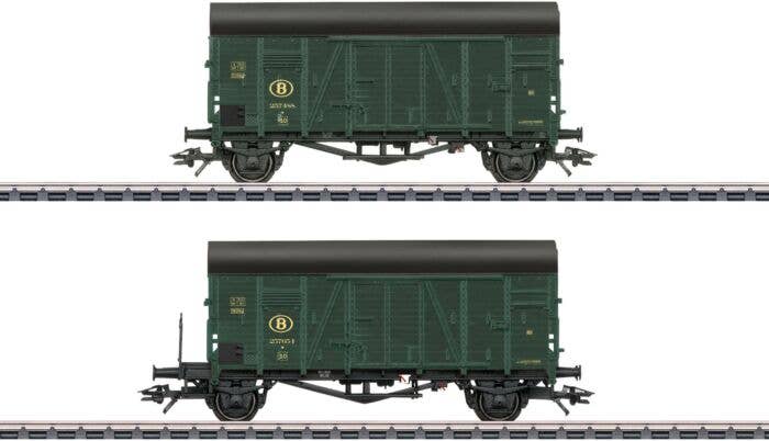 Marklin - Type Oppeln Boxcar 2-Pack - 3-Rail - Ready to Run - Belgian ...