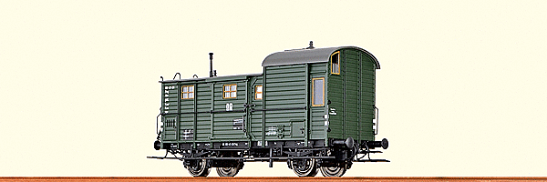 Brawa - Type Pwg Freight Train Baggage Car (Caboose) - Ready to Run ...