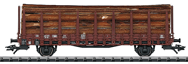 Trix - Type Rr 20 2-Axle Stake Flatcar with Log Load - Ready-to-Run ...