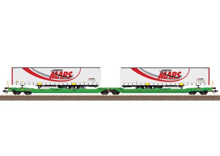 Trix - Type Sdggmrss Double Deep Well Car w/Trailers - Ready to Run ...