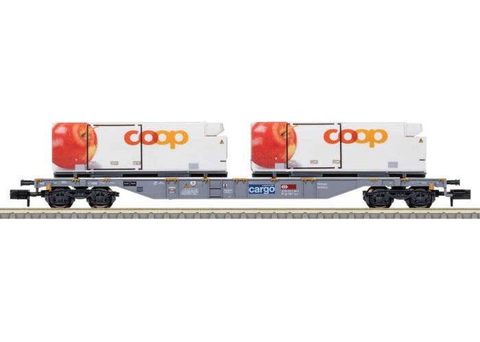 Trix - Type Sgns Container Flatcar w/Reefer Container Load - Ready-to ...
