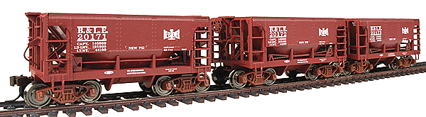 Model Pwr - U-29 Steel Ore Car - 3 Pack - Bessemer & Lake Erie - 490-3993