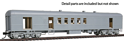 Walthers - Undecorated PRR "Broadway Limited" Streamlined Cars - BM70m ...