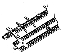 Det West - Underframe - 50' Hydra-Cushion w/Brake Set - 235-182