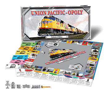 Train Enthusiast Vendors - Union Pacific-Opoly Board Game - 90-5106