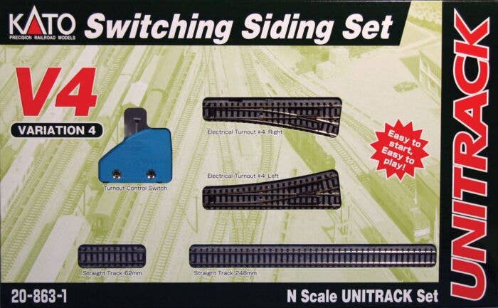 Kato - Unitrack V4 Set - Switching Siding Track Set - 381-208631