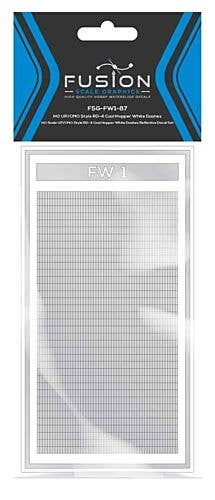 FUSION - UP/CMO Style RD-4 Coal Hopper White Dashes Reflective Decal ...