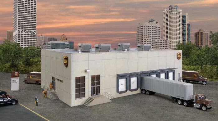 Walthers - UPS(R) Hub with Customer Center - Kit - 17-13/16 x 9-1/4 x 5 ...
