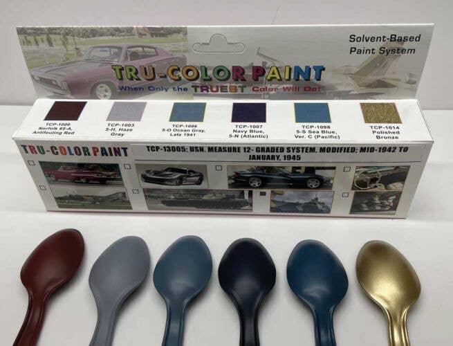 Tru-Color - U.S. Navy Measure 12 Camouflage Mid 1942-Jan. 1945 Set - 6 ...