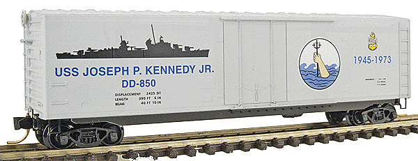 MicroTrain - US Navy Series Boxcar - USS Joseph P. Kennedy Jr. #DD-850 ...