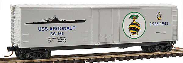 MicroTrain - US Navy Series Boxcar - USS Argonaut #SS-166 (#8 in Series ...