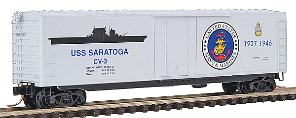 MicroTrain - US Navy Series Boxcar - USS Saratoga #CV-3; Lexington ...