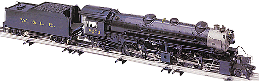 Lionel - USRA 2-6-6-2 Steam Locomotive - Wheeling & Lake Erie - 434-638012