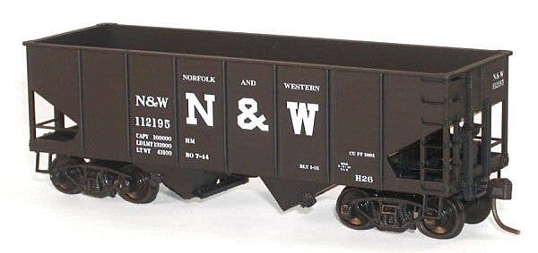 Accurail - USRA 2-Bay 55-Ton Open Hopper - Kit - Norfolk & Western ...