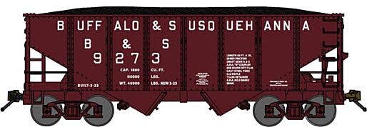 Bluford - USRA 30'6" 2-Bay Hopper w/Load - Ready to Run - Buffalo ...