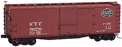 Accurail - USRA 40' Double-Sheathed Wood Boxcar - Kit - New York ...