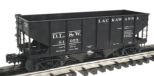 Atlas O - USRA 55-Ton 2-Bay Open Hopper, 3-Rail - Lackawanna - 151-8452