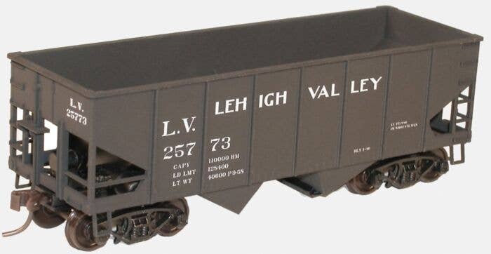 Accurail - USRA 55-Ton 2-Bay Open Hopper - Kit - Lehigh Valley (black ...