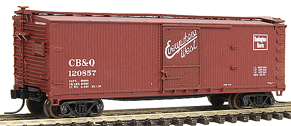 Atlas - USRA Double-Sheathed Boxcar - Burlington Northern #120857 ...