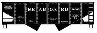 Accurail - USRA Early 55-Ton 2-Bay Hopper - Kit - Seaboard Air Line ...