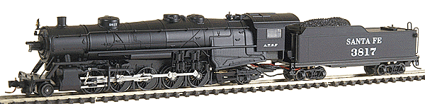 Con-Cor - USRA Heavy 2-10-2 - Standard DC - Santa Fe #3817 w/Dual ...
