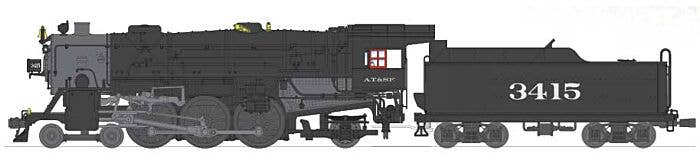 BLI - USRA Heavy Pacific 4-6-2 - Sound & DCC - Paragon2 - Atchison ...