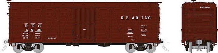 Rapido - USRA Single-Sheathed Wood Boxcar - Ready to Run - Reading ...