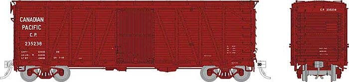 Rapido - USRA Single-Sheathed Wood CPR Clone Boxcar - Ready to Run ...