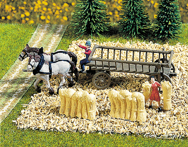 Noch - Vehicles - Horse-Drawn Hay Wagon - 528-11980