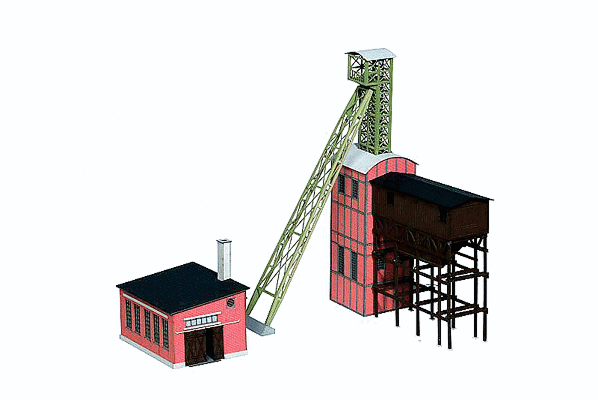 Noch - Victoria Mine - Kit (Precolored Laser-Cut Card) - Half-Timber ...