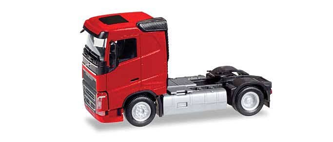 Herpa - Volvo FH 2-Axle Tractor Only - Assembled - Red - 326-308717