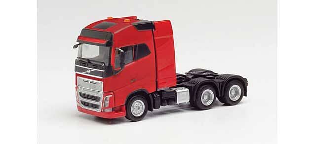 Herpa - Volvo FH GL Heavy Haul Tractor Only - Assembled - Red - 326-312387