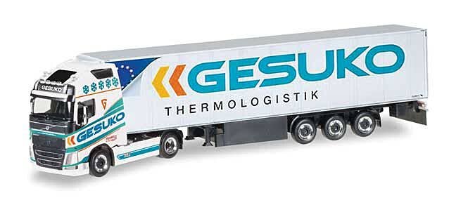 Herpa - Volvo FH GL Tractor with Reefer Trailer - Assembled - Gesuko ...