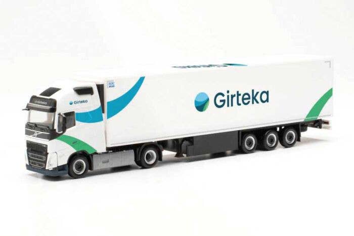 Herpa - Volvo FH XL Reefer Tractor with Reefer Trailer - Assembled ...