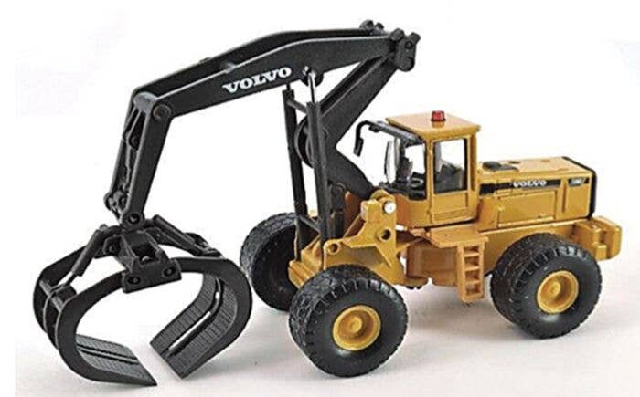 Herpa - Volvo L180 Log Loader - Assembled - Yellow, Black - 326-6502