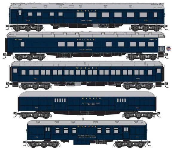 MicroTrain - Wabash Cannonball Heavyweight Car Set - Foam Nest Ready to ...